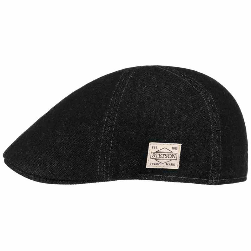 Casquette STETSON duck cap denim en coton, UPF 40+ | Casquette mixte