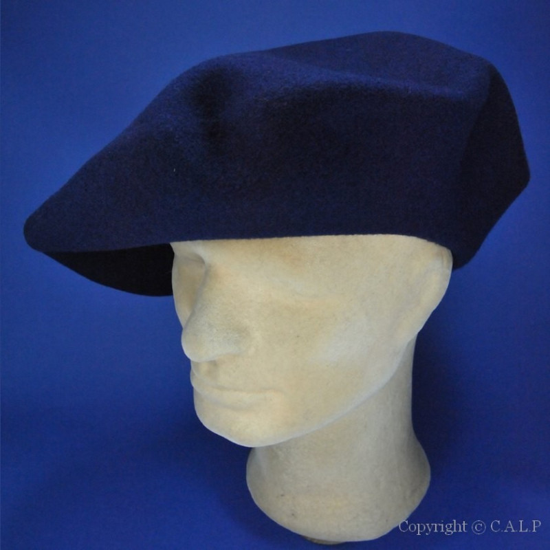 Beret chasseur alpin marine Homme - Béret chasseur alpin bleu foncé ...