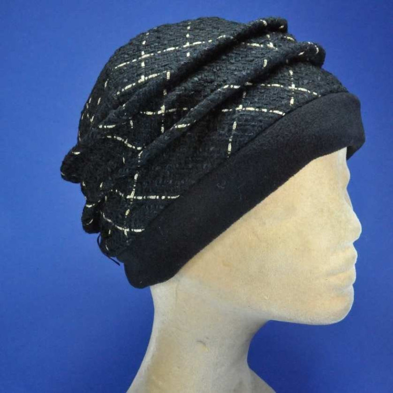Toque en laine haut de gamme femme - Achat toque d'hiver couture