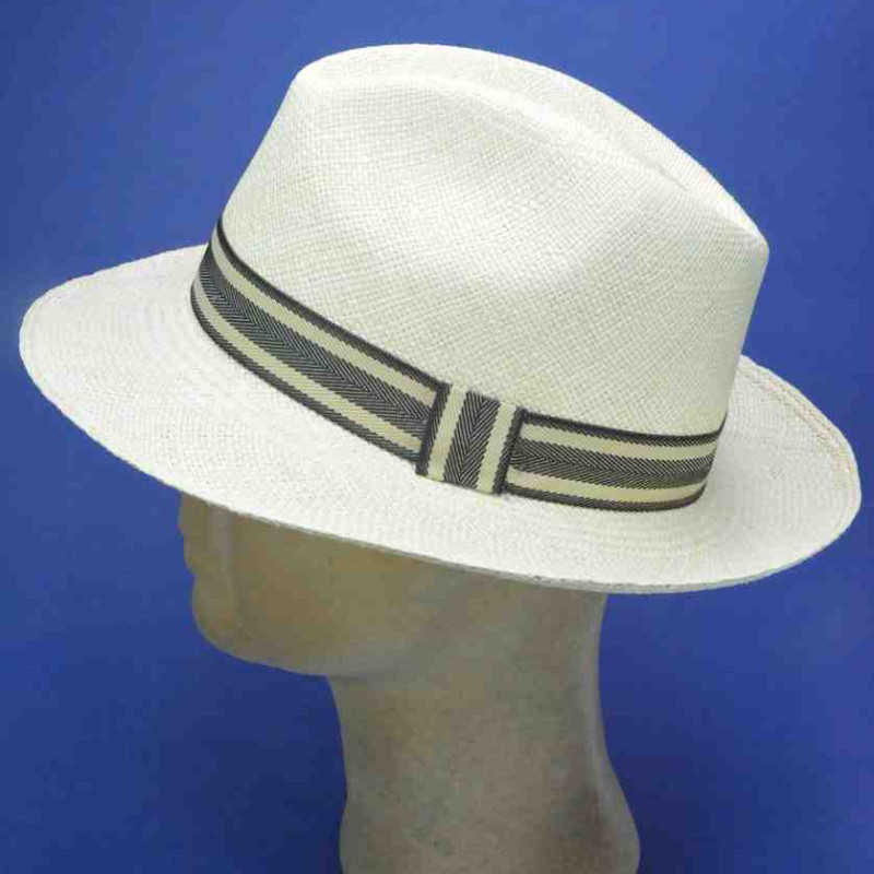 Chapeau Panama Fedora classique | Chapeau d'été mixte