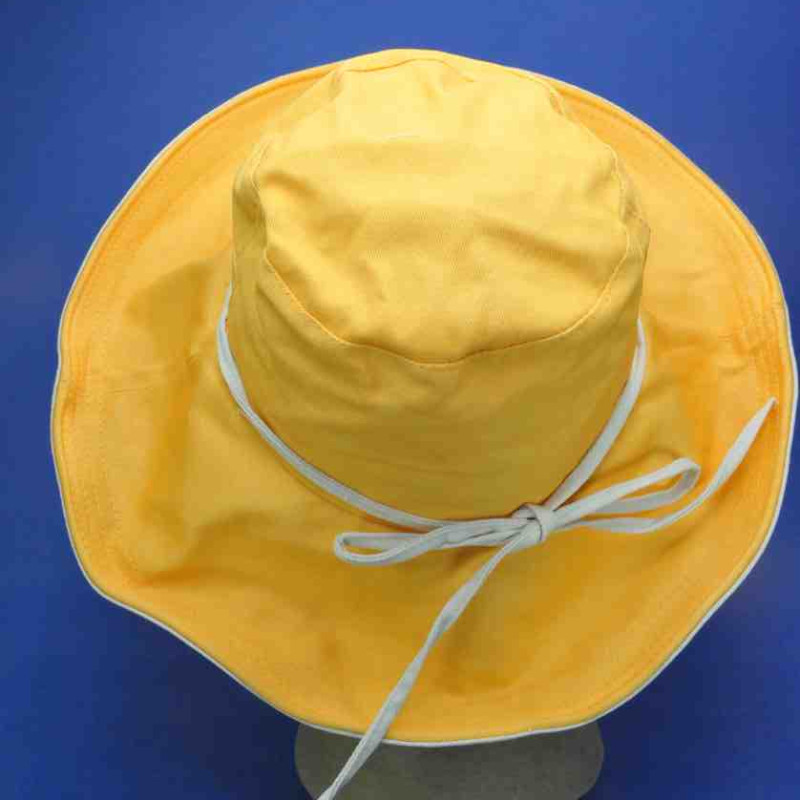 Bob en coton, bicolore, mimosa, premier prix | Bob pour femme