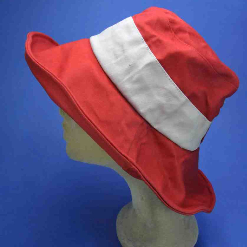 Chapeau bob rouge en coton, premier prix | Chapeau pour femme